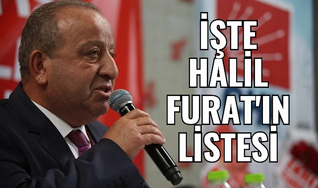 İŞTE HALİL FURAT'IN LİSTESİ - Zonguldak - Zonguldak Haberleri Özgür ...