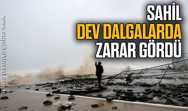 SAHİL DEV DALGALARDA ZARAR GÖRDÜ - Zonguldak - Zonguldak Haberleri ...