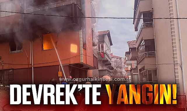 DEVREK’TE EV YANGINI - Devrek - Zonguldak Haberleri Özgür Halkın Sesi