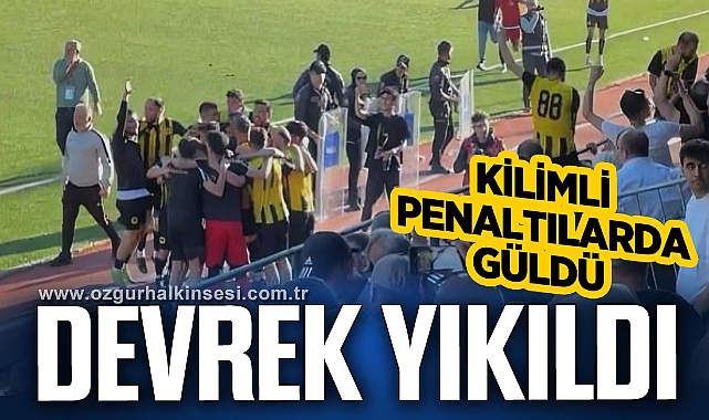 DEVREK YIKILDI! - Spor - Zonguldak Haberleri Özgür Halkın Sesi