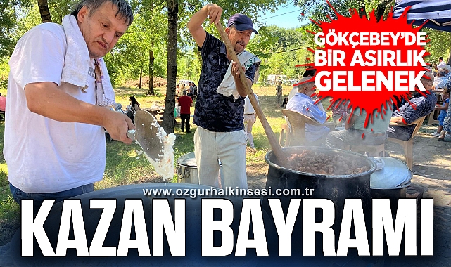 GÖKÇEBEY'DE BİR ASIRLIK GELENEK… KAZAN BAYRAMI - Gökçebey - Zonguldak ...